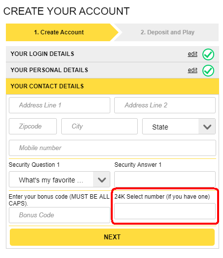 Golden Nugget - Help Center - How do I connect to my 24K Select Club ...